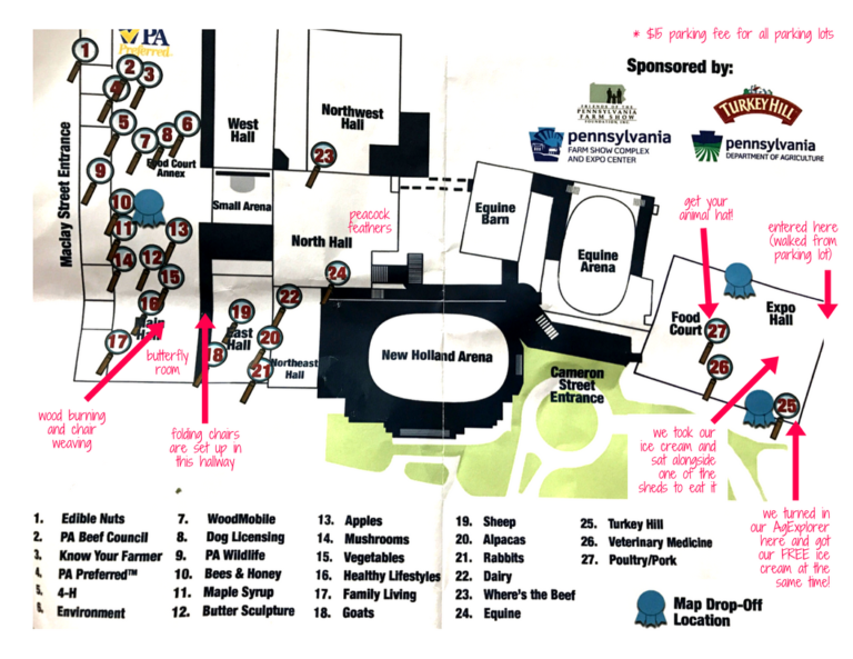Download PA Farm Show Map - Frugal Lancaster
