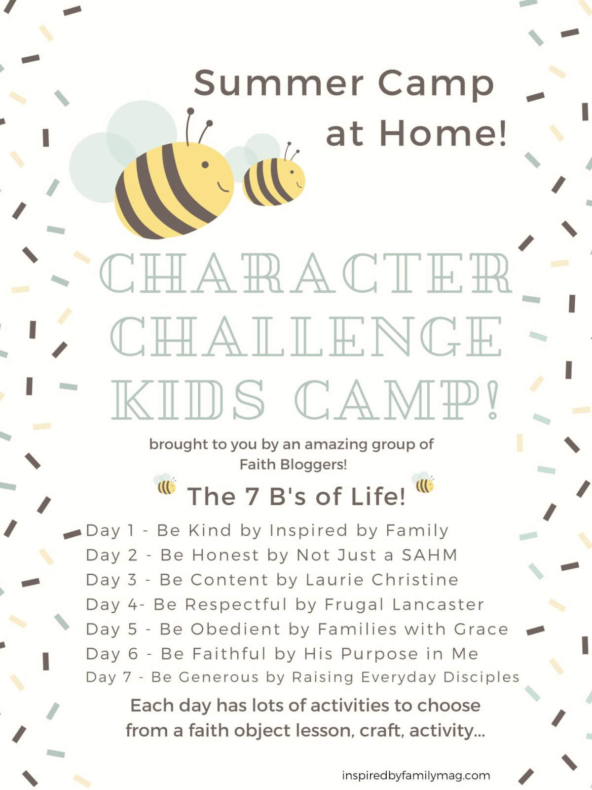 Character Challenge for Kids: Respect - Frugal Lancaster